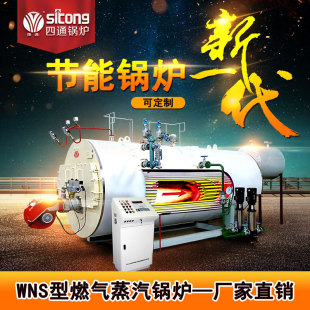 四通燃气蒸汽锅炉WNS6-1.25-Y.Q 可出口-阿里巴巴