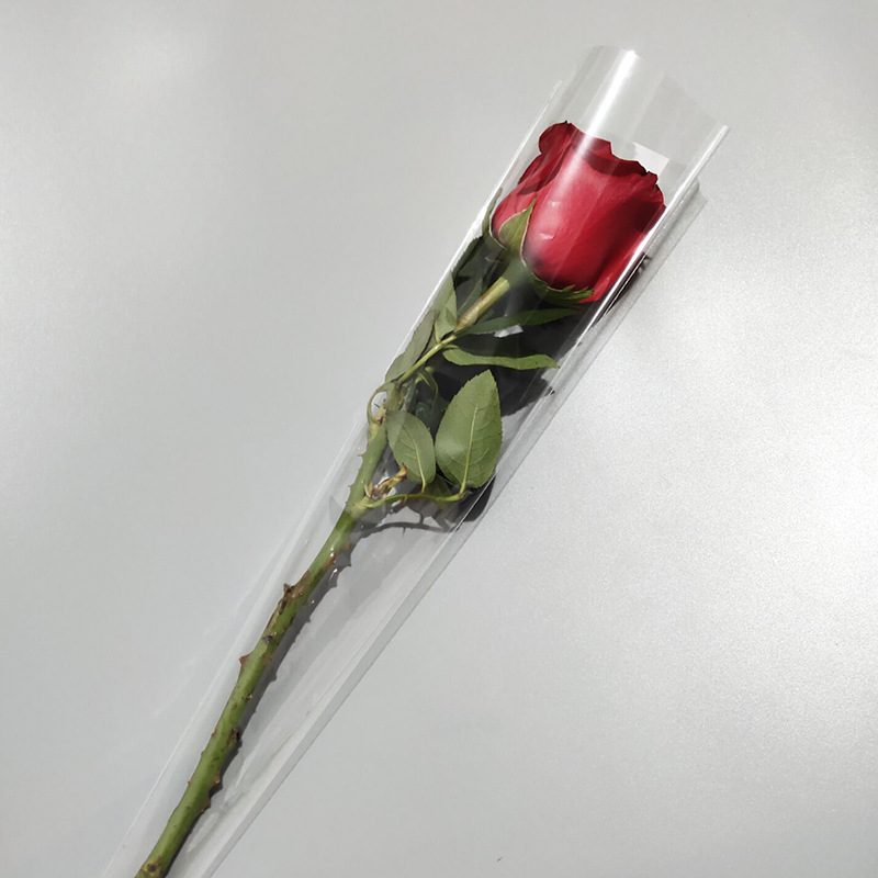 200个 情人节单支玫瑰花包装袋 康乃馨分装袋 教师节鲜花套袋-阿里巴巴