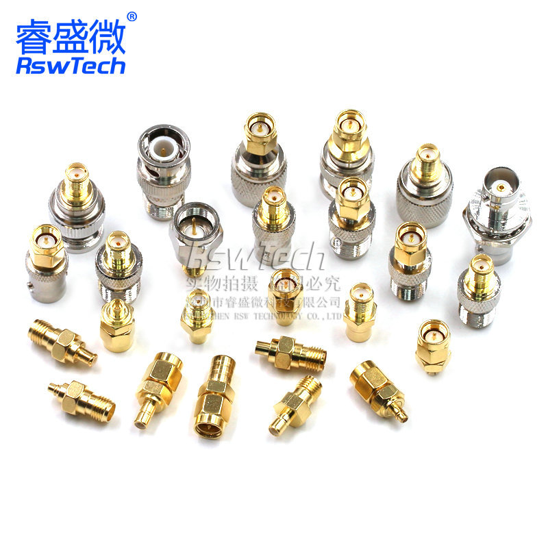 射频同轴SMA转TNC BNC MCX MMCX SMB F英制JJ KK JK KJ公母转接头-阿里巴巴