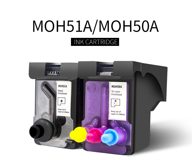 彩诺兼容惠普 MOH51A MOH50A墨盒 GT5810打印喷头 GT51 GT52墨水-阿里巴巴