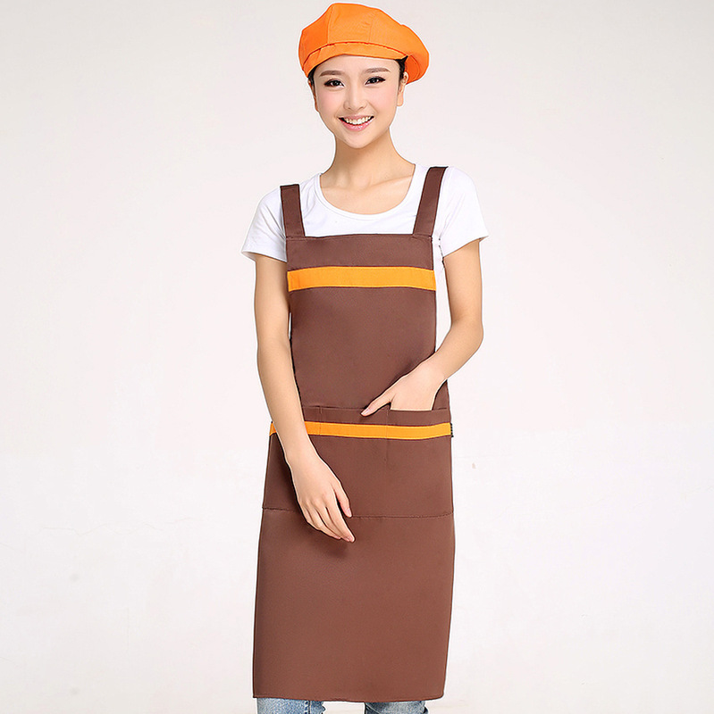 Chef overalls Apron custom logo fruit shop supermarket tea hot pot ...