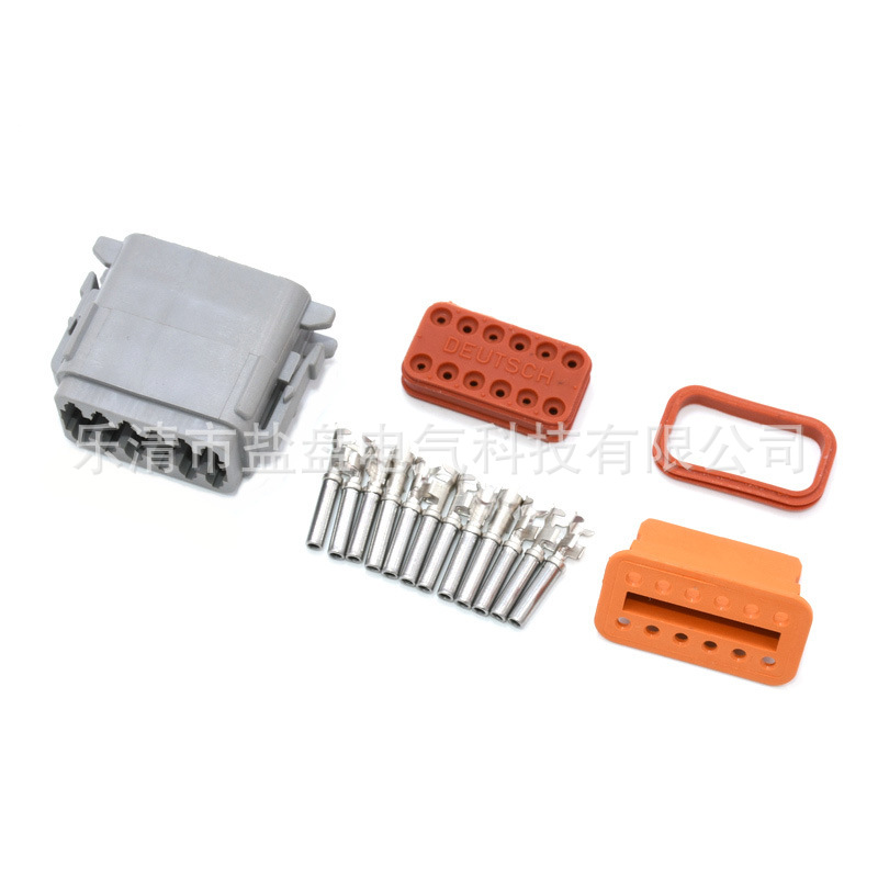 DT06-12S/DT04-12P德驰型接插件汽车防水连接器 12孔插头国产护套-阿里巴巴