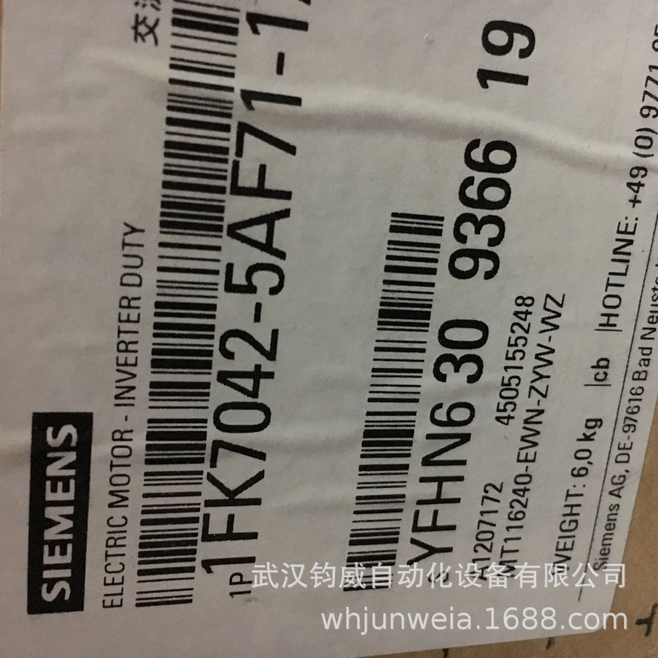 现货供应SIEMENS西门子伺服电机 西门子电机 1FK7042-5AF71-1KH3-阿里巴巴