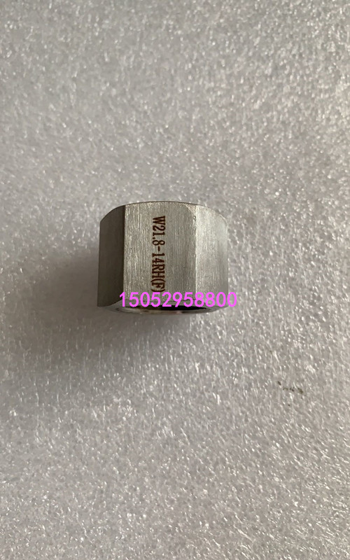 W21.8RH气瓶钢瓶转换接头 减压器进气螺母螺帽螺杆M14*1.5 NPT1/4-阿里巴巴