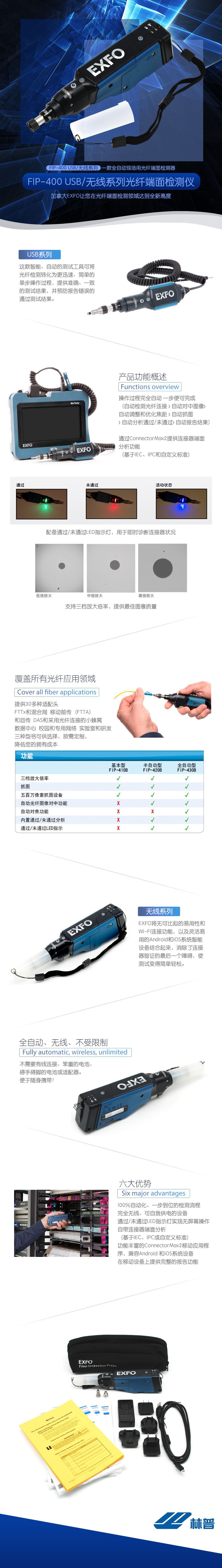 专业代理加拿大EXFO FIP-430B光纤端面检测器-阿里巴巴
