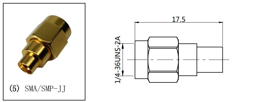 爱得乐/ADL SMA/SMP-JJ SMA转SMP 系列同轴转接器现货批量销售-阿里巴巴