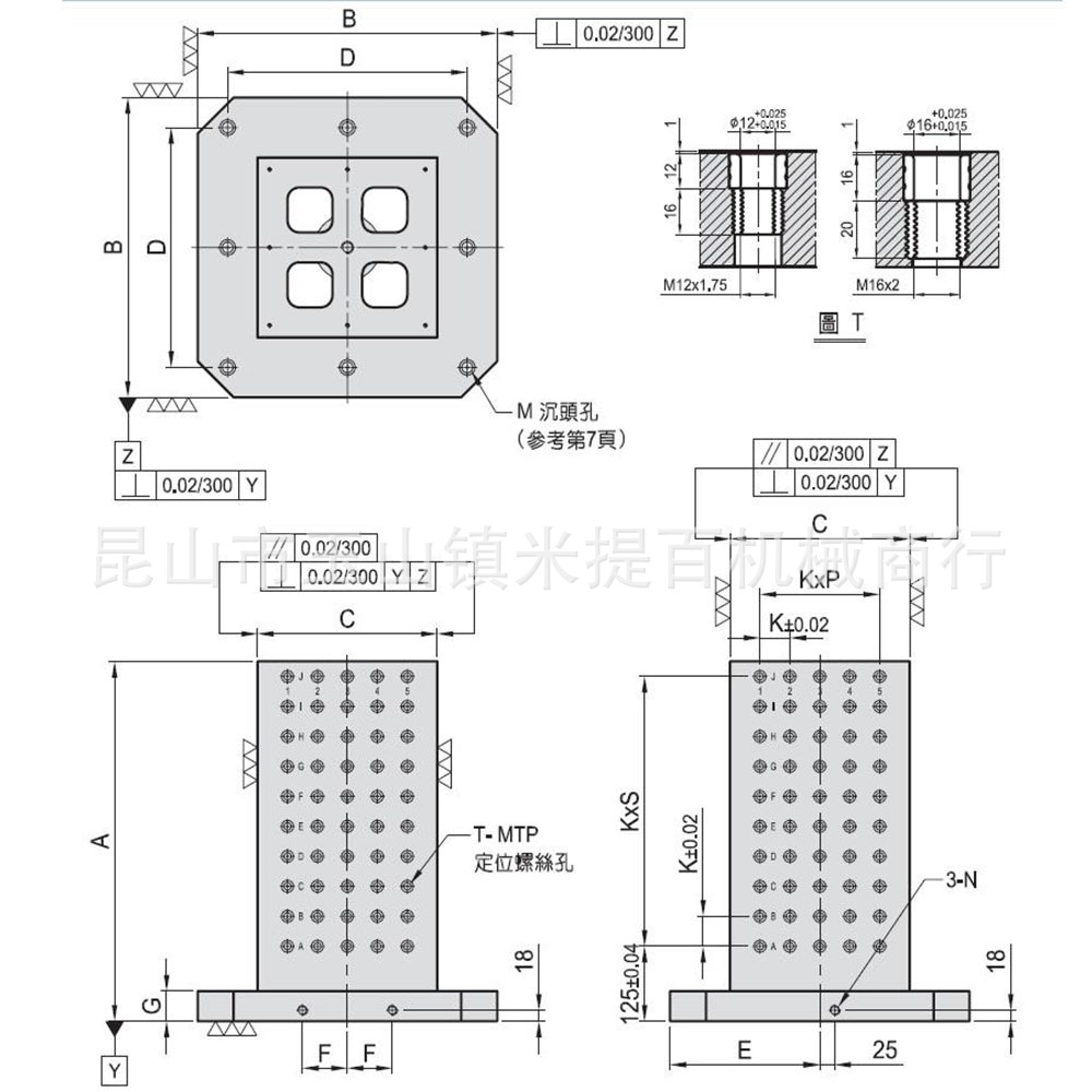 BP08 MC基板 台湾昱暐（昱伟） LEAVE 模组化工装夹具-阿里巴巴