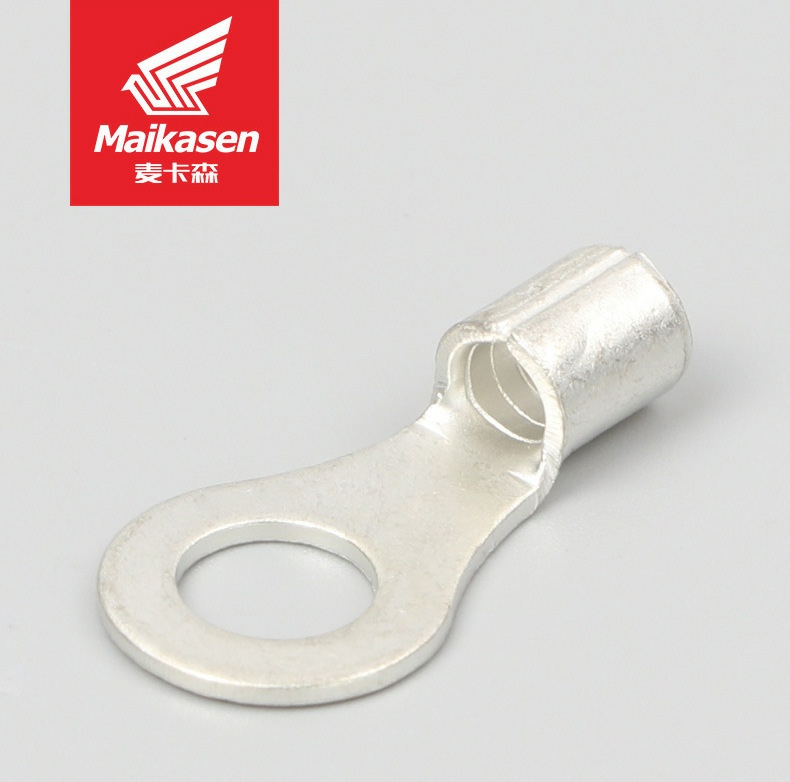 UL认证RNB系列1-38冷压裸端子OT型接线端子紫铜圆形裸端子-阿里巴巴