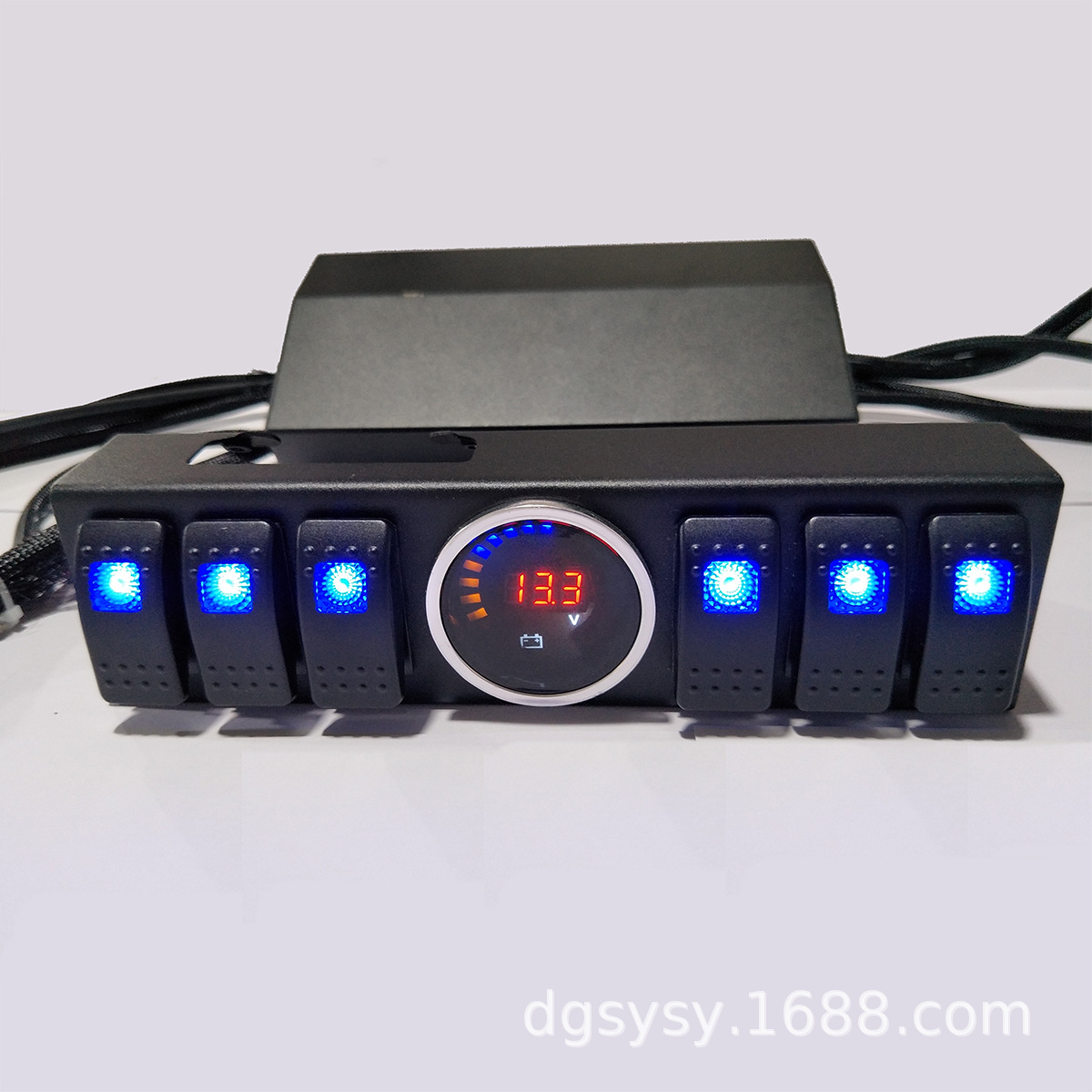 越野车牧马人JK汽车改装六位开关面板JKU2007-2018改装控制盒线束-阿里巴巴