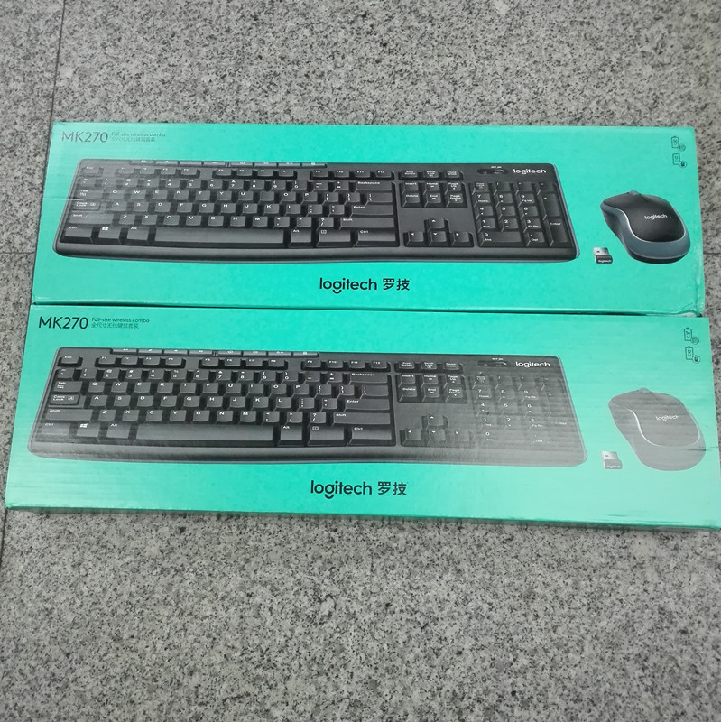 正品行货罗技MK270/MK275无线键鼠套装游戏笔记本办公鼠标键盘-阿里巴巴