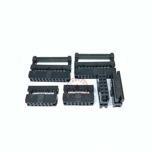 FC-14P IDC压线头 ISP接头 JTAG 牛角插头 2.0mm间距 黑色-阿里巴巴