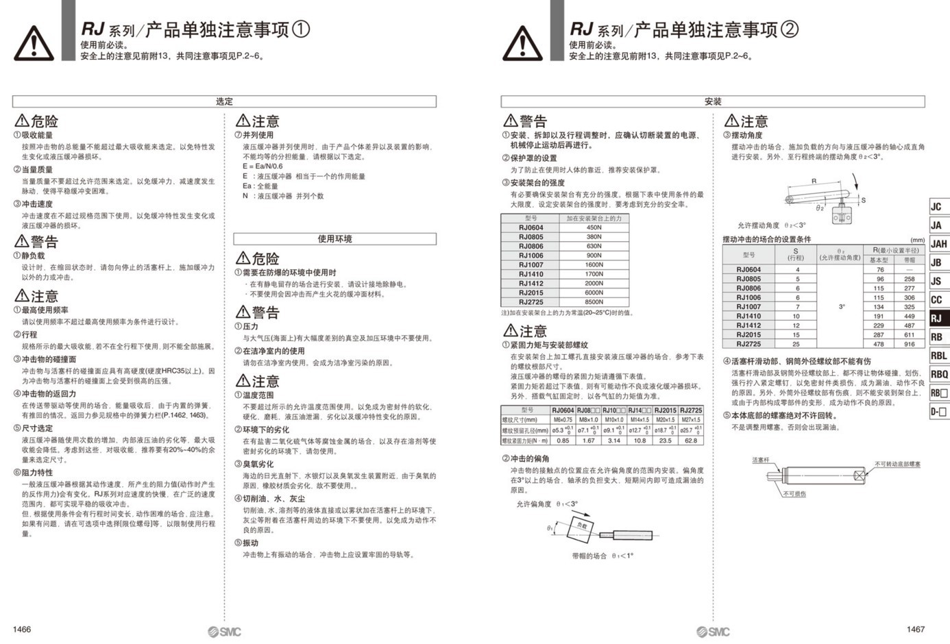 SMC耐冷却液型缓冲器RBL1006/RBL1007/RBL1411/RBL1412/RBL2015-阿里巴巴