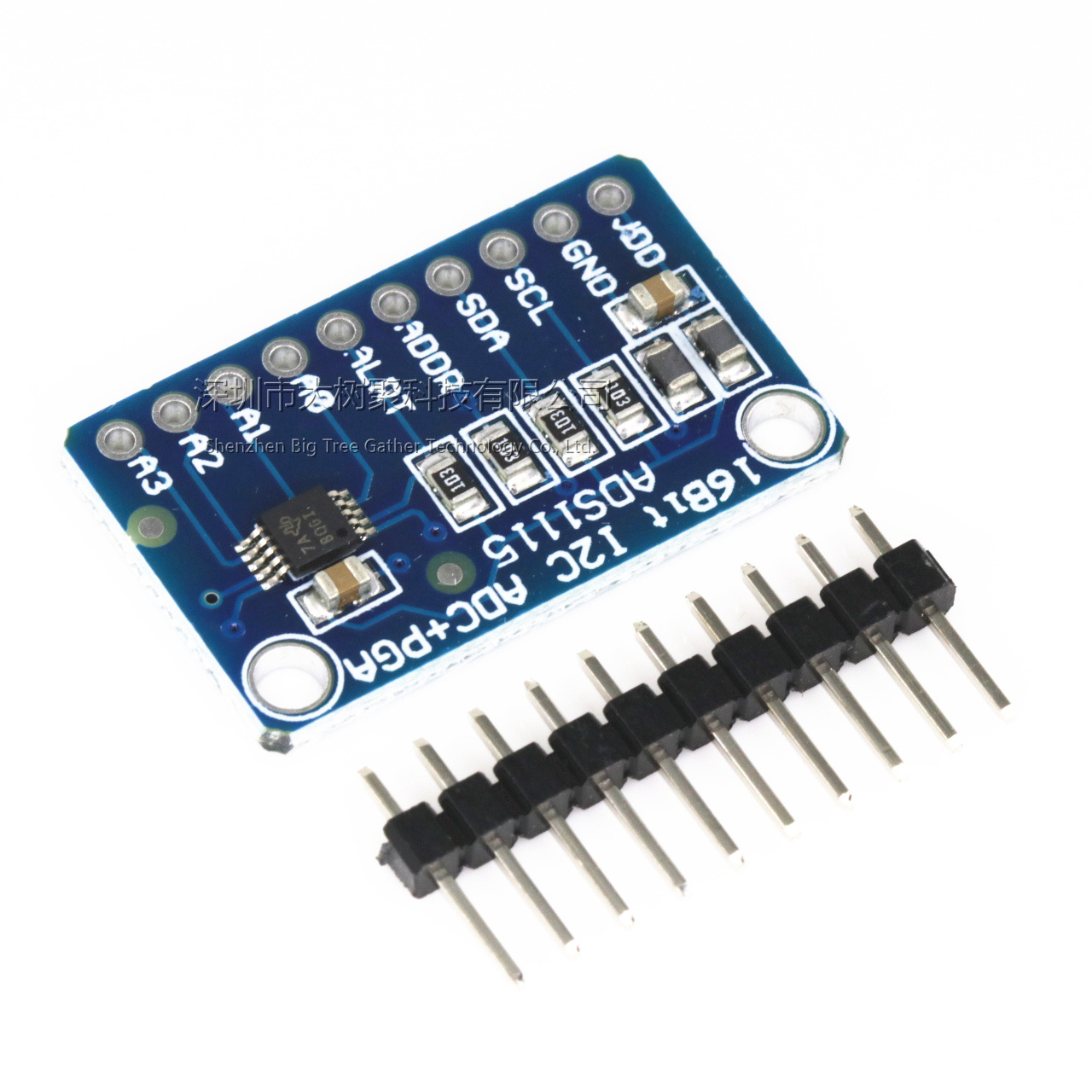 4通道 ADS1115 16位 模数转换器 ADC 开发板模块-阿里巴巴