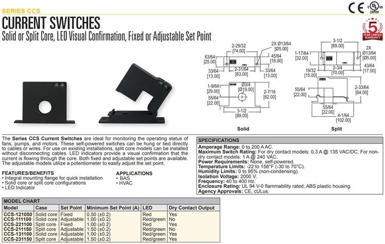 美国Dwyer德威尔电流开关CCS-121050,CCS-111100,CCS-221100-阿里巴巴