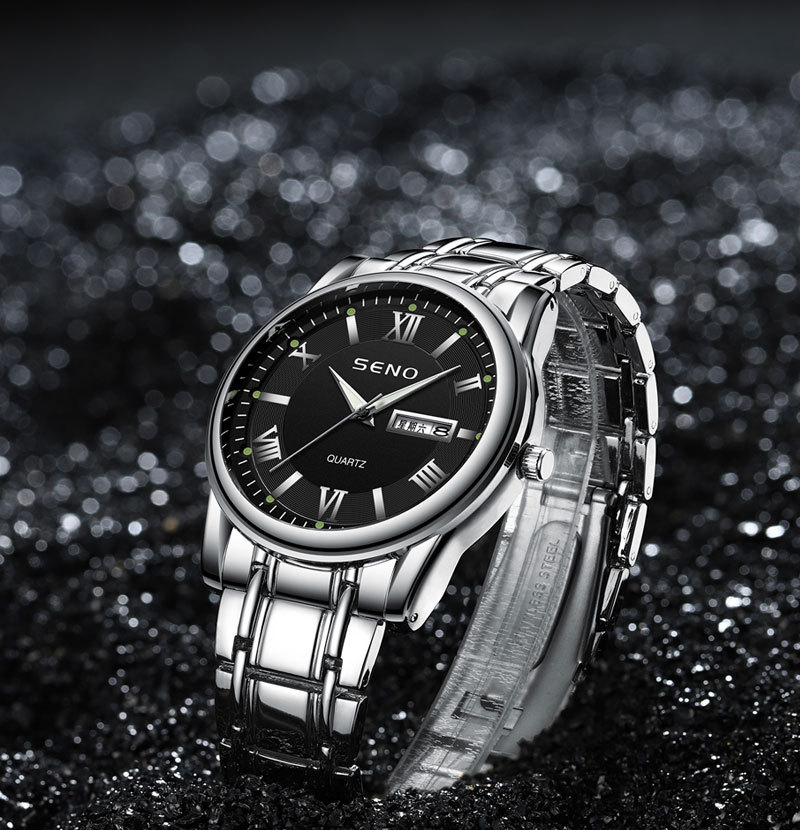 Supply Seno Chennuo Brand Watch Men's Luminous Waterproof Double ...