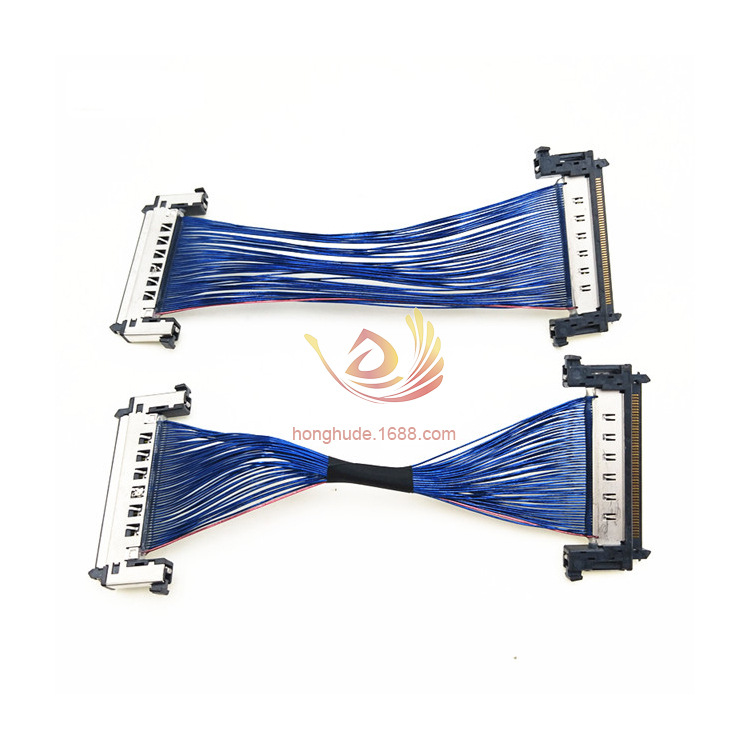 厂家直销JAE 51P转41P连接器 0.5间距 LVDS 4K高清极细同轴接屏线-阿里巴巴