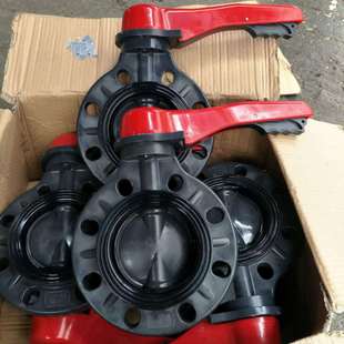 FRPP蝶阀DN25-DN300/PP蝶阀/对夹式蝶阀/手柄蝶阀涡轮蝶阀-阿里巴巴