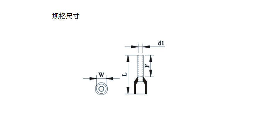 日本富士 尼龙绝缘欧式端子CE010008管型端子针型端子 1平方线-阿里巴巴
