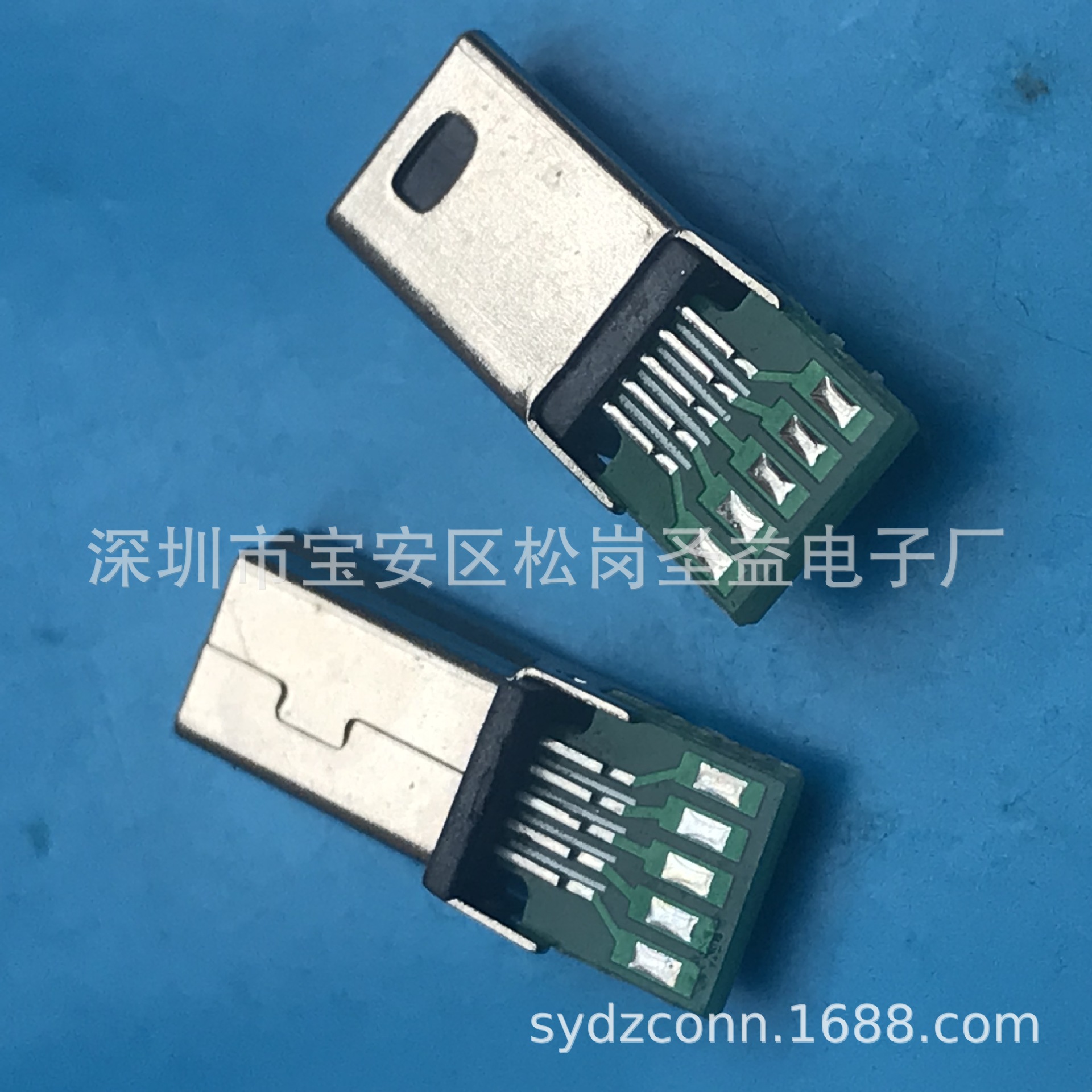 加长MINI 8P公头USB迷你8PIN长体外露L=8.0mm焊线式 铜壳铁壳-阿里巴巴