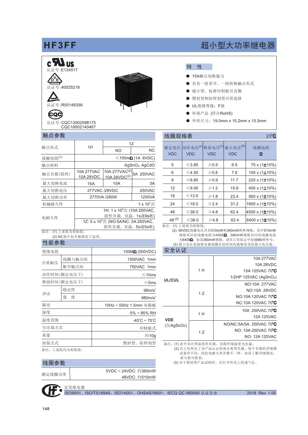 T73原装宏发JQC-HF3FF-012-1HS-1ZS5V24V 9V5脚4脚10A替用G5LA-14-阿里巴巴