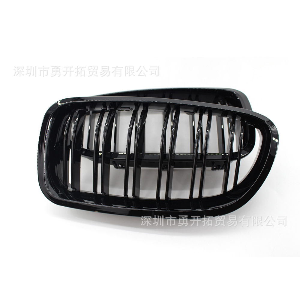 格栅适用于BMW F10 F11 F18 5Series 10-16 51137203649双线亮黑-阿里巴巴