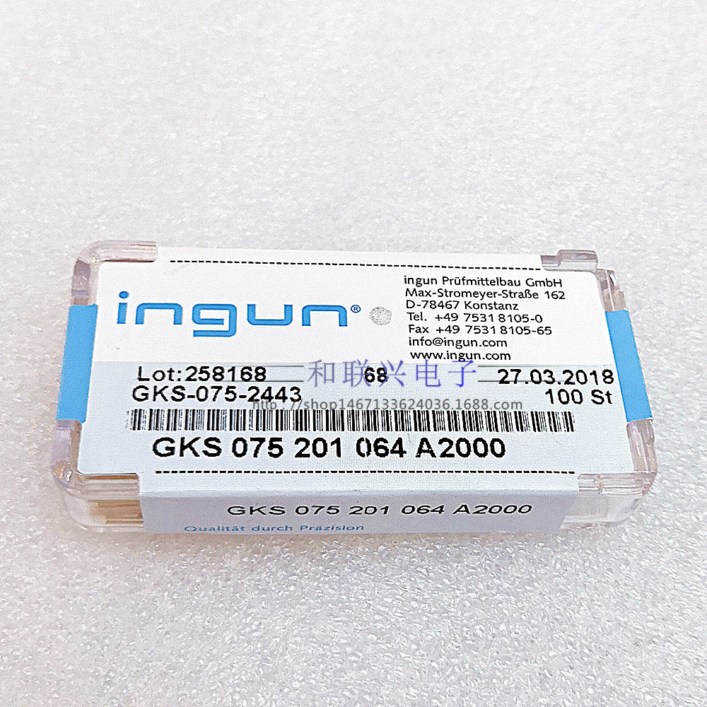 探针 测试针 INGUN英钢75mil系列GKS 075 201 064 A2000直上尖头-阿里巴巴