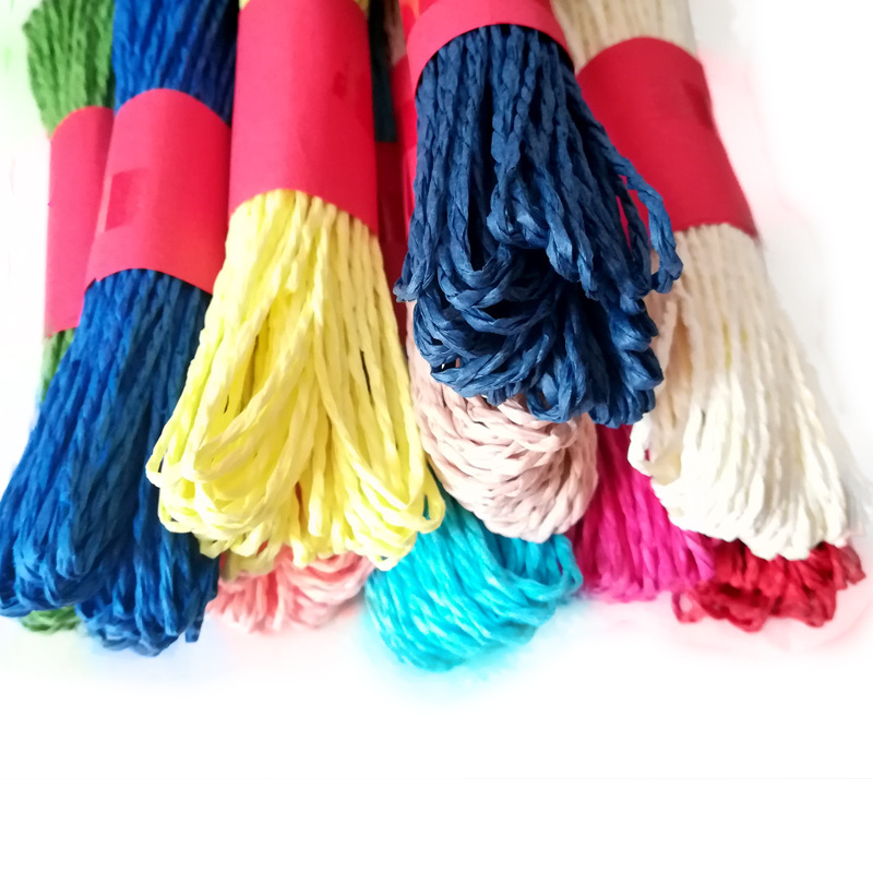 彩色纸绳 幼儿园儿童DIY手工制作材料 彩色纸绳10色/包 纸绳-阿里巴巴