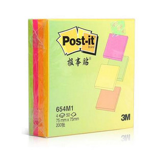 3M Post-it便利贴654M1 报事贴 经典系列可再贴便条纸-阿里巴巴