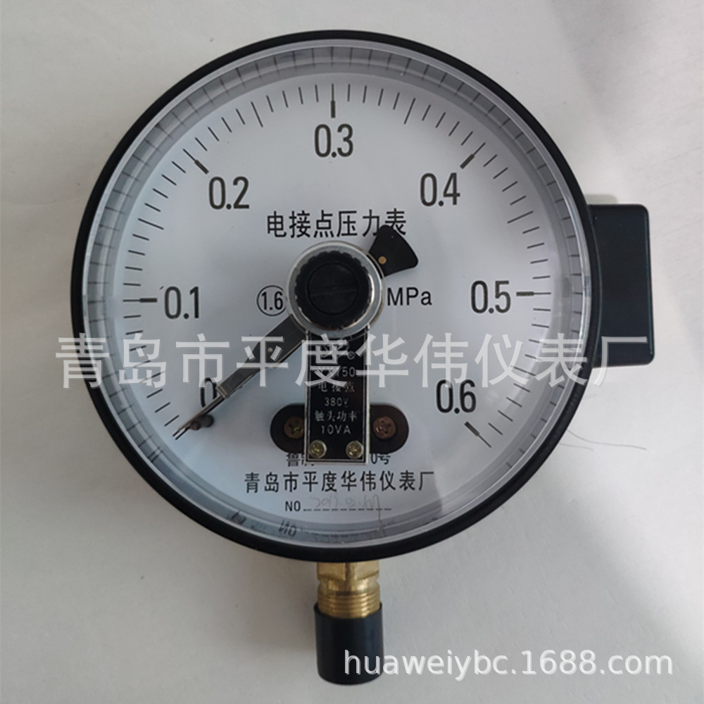 普通电接点压力表 Yx150-0.6MPa 压力罐用电接点 电接点压力表-阿里巴巴