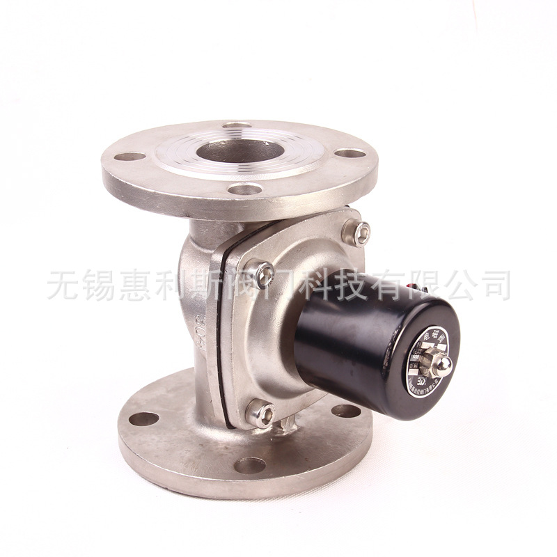 ZBSF全不锈钢蒸汽法兰电磁阀 高温法兰电磁阀 DN25 DN50-阿里巴巴