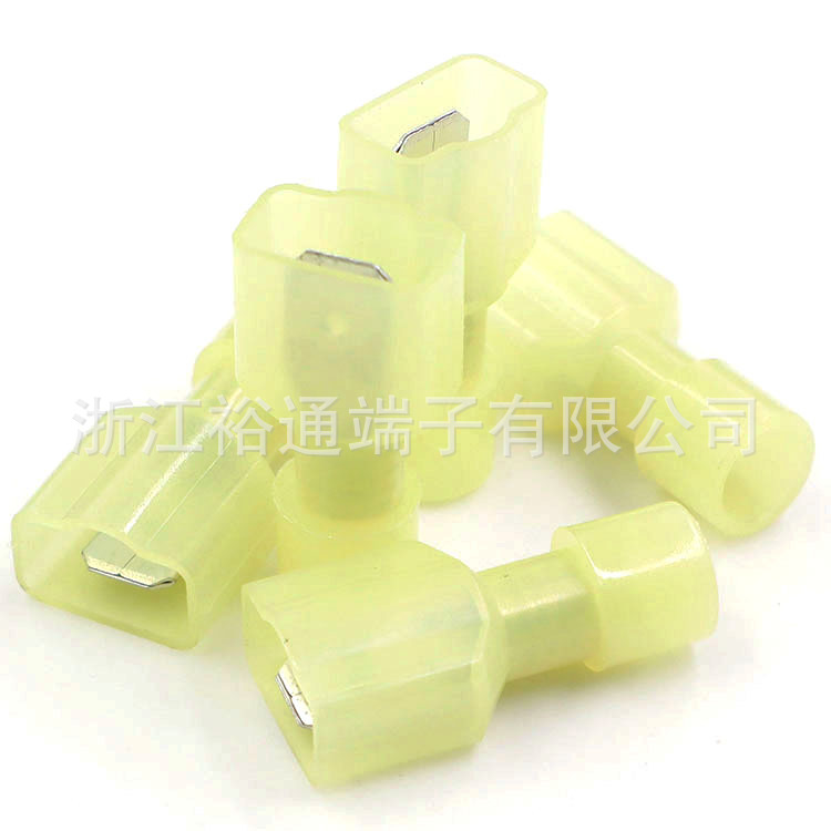 MDFN/FDFN1.25/2/5.5-250 6.3/4.8/2.8尼龙插簧插片全绝缘公母端-阿里巴巴