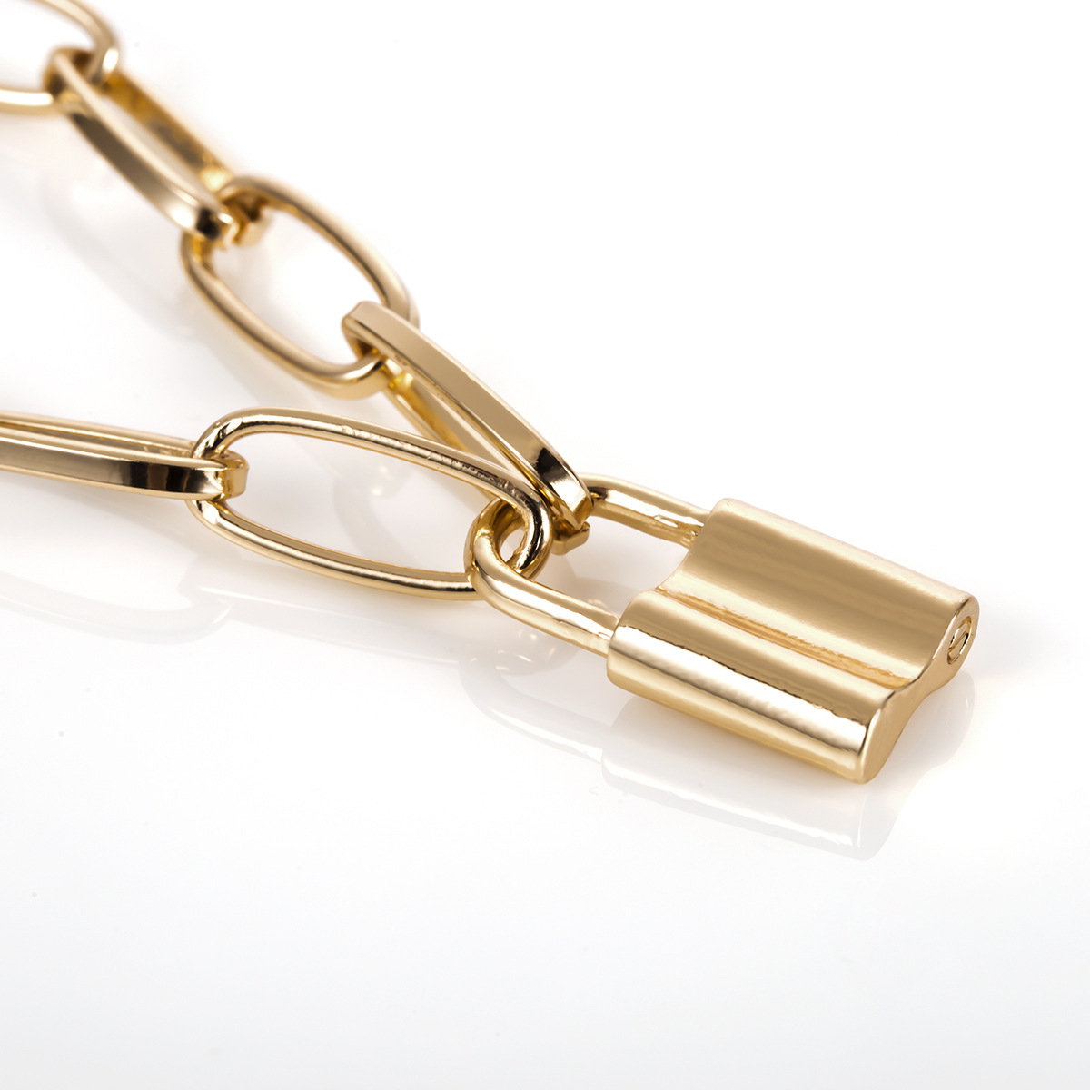 Womens lock plating alloy Bracelets & Bangles XR190506120371