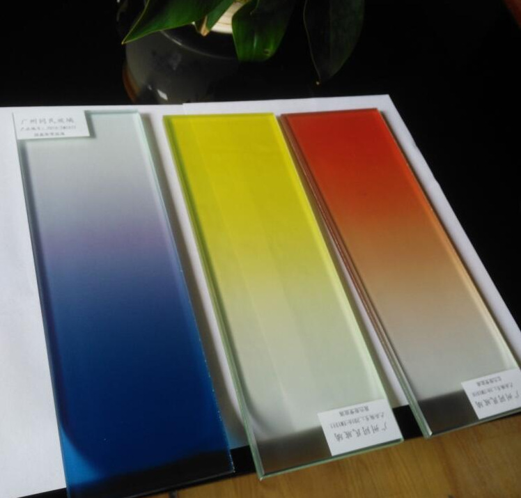 厂家供应多色渐变玻璃 办公隔断淋浴房渐变玻璃 彩色艺术装饰玻璃-阿里巴巴