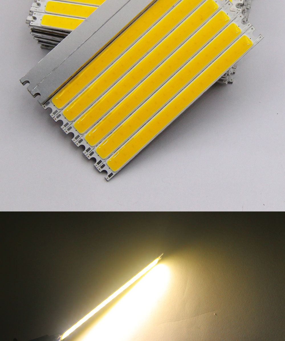 100x8mm COB 集成 倒装 LED 面光源 长条LED 灯珠 LED灯板 12V-阿里巴巴