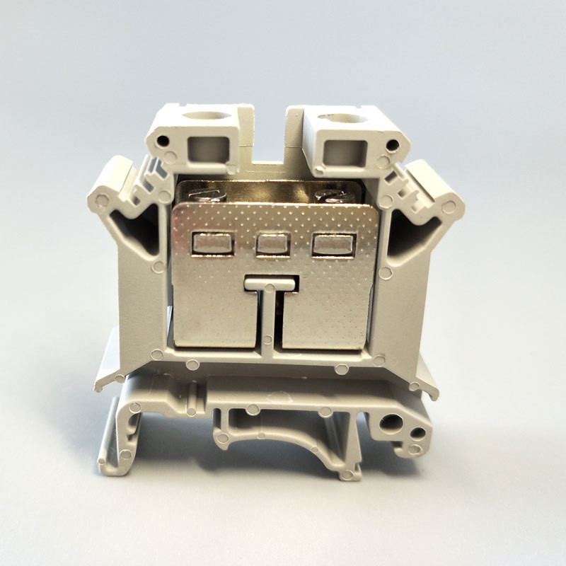 厂家直销导轨式电压接线端子UK25N纯铜件接线端子排UK-25N 25平方-阿里巴巴