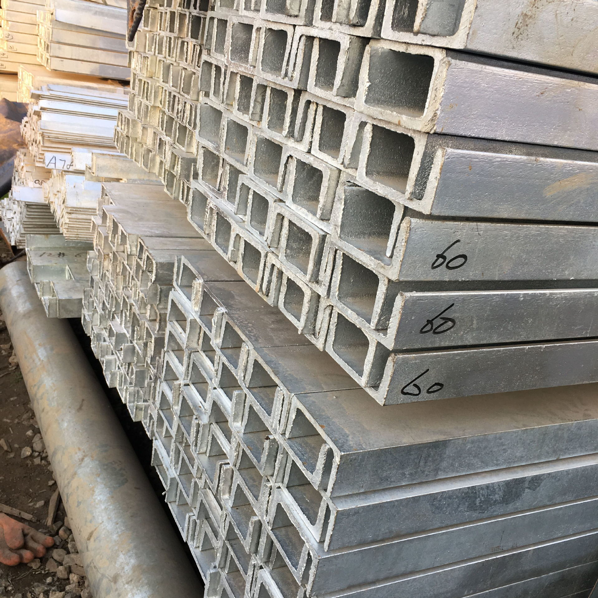 苏州昆山太仓镀锌槽钢 幕墙阁楼钢结构立柱 U型钢Q235B规格5#-20#-阿里巴巴