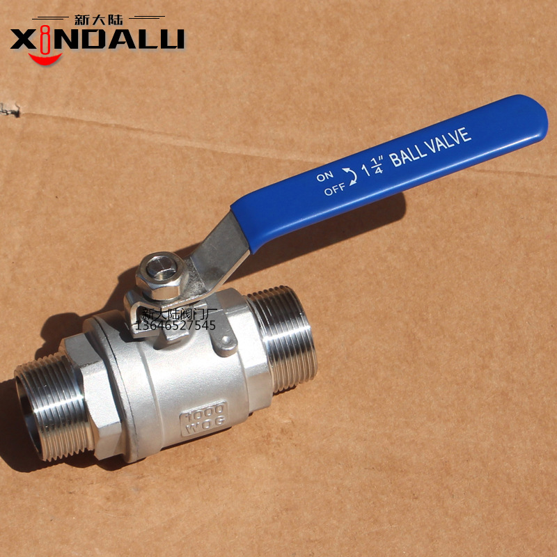 Q21F-16P双外螺纹球阀 NPT/BSPT两片式螺纹球阀 两体式外牙球阀-阿里巴巴