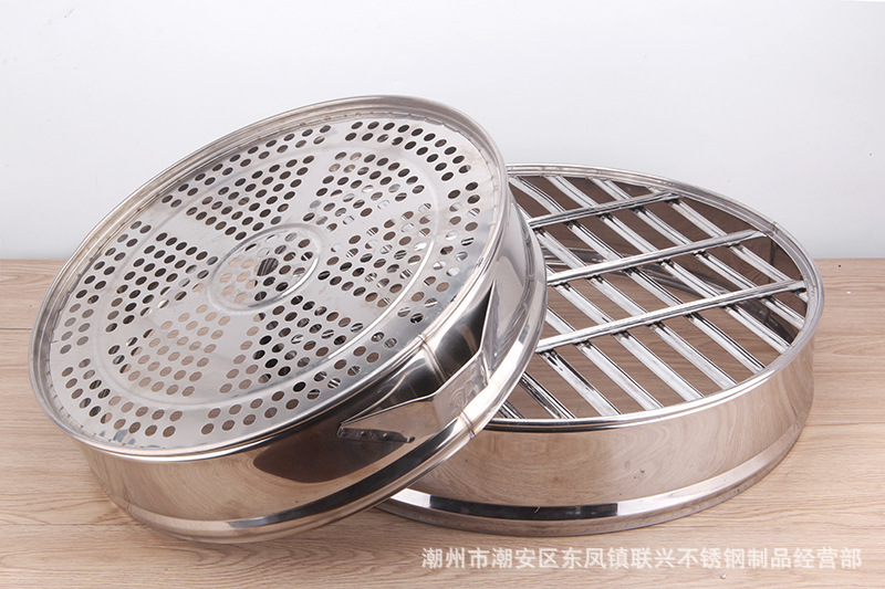不锈钢蒸笼商用47-80CM冲孔大蒸格条形多层蒸屉馒头包子蒸笼-阿里巴巴