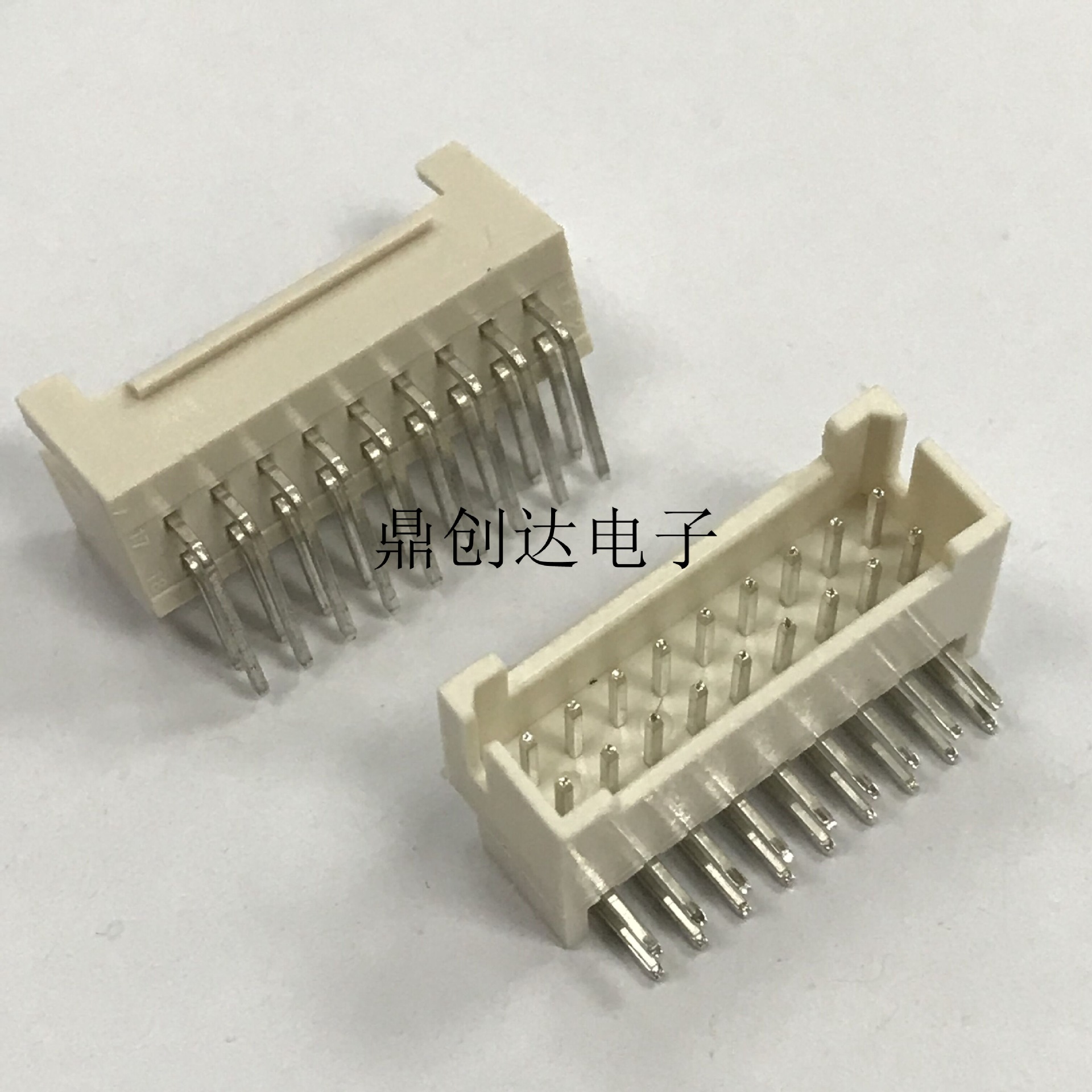 PHB PHSD 双排2.0mm接插件2X9P 18P 连接器 双排带扣弯针90度插座-阿里巴巴