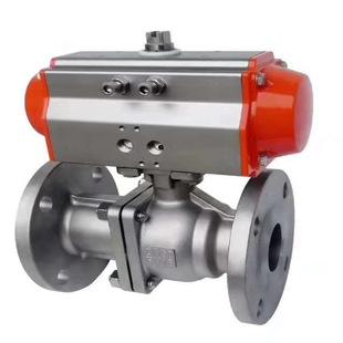 福厦美科气动法兰球阀Q641F、Q641H、Q641Y、Q647F-16P DN50 100-阿里巴巴