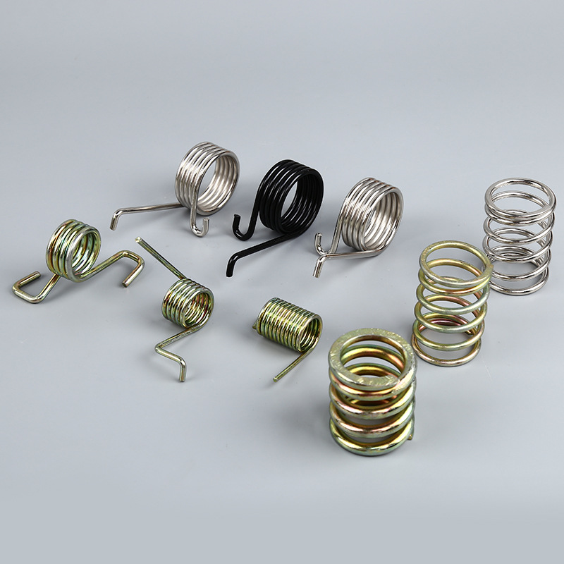 大厂家批发不锈钢扭转弹簧左右旋按扭扭力簧多款异形双钩扭转弹簧-阿里巴巴