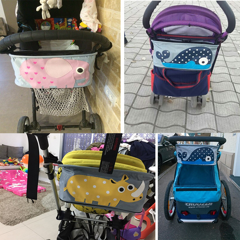 Stroller Organizer Bag with Cup and Bottle Holder - Essential Pushchair ...