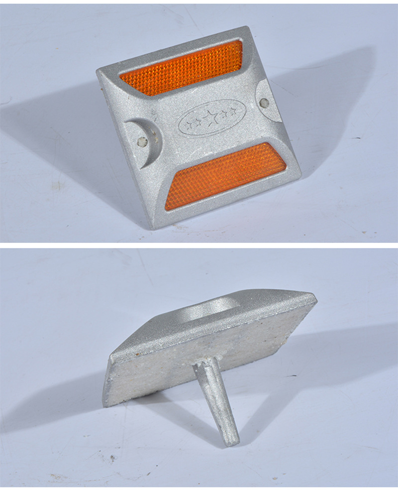 铸铝反光道钉塑料道钉路面车库突凸起20mm减速路标志分道交通设施-阿里巴巴