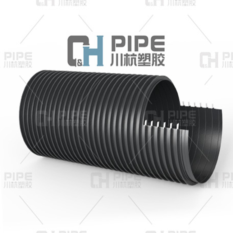 hdpe塑钢缠绕管大口径排污排水管 pe双壁缠绕管DN300-阿里巴巴
