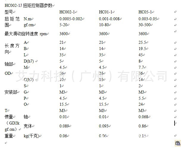 日本PERMA TORK HC002-1扭矩控制器工进精工HC002-1扭矩限制器-阿里巴巴