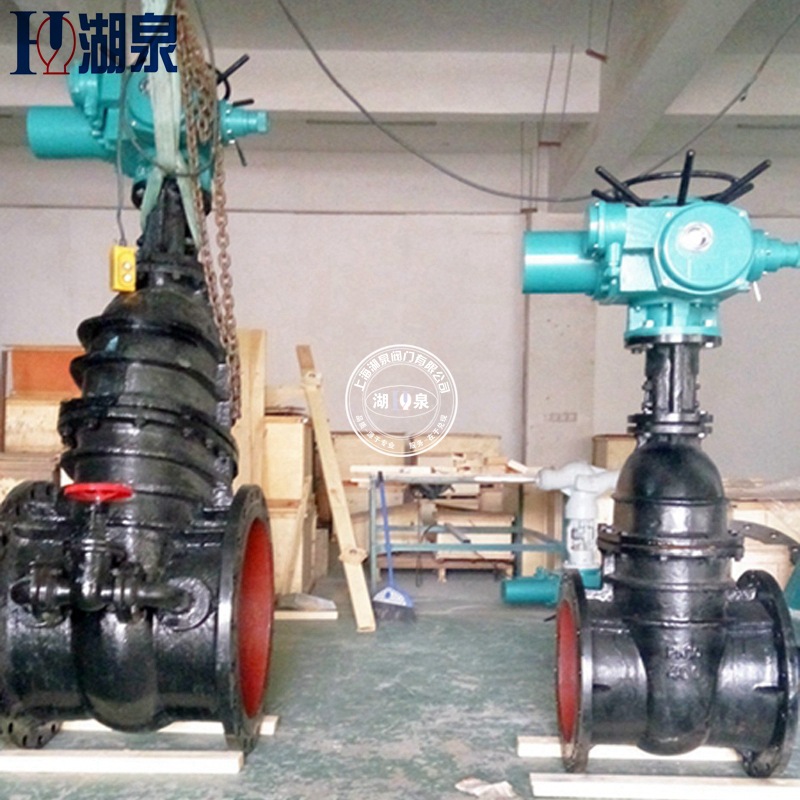 电动铸铁铜芯闸阀Z945T-10 DN300 350 400水用铸铁电动闸阀-阿里巴巴