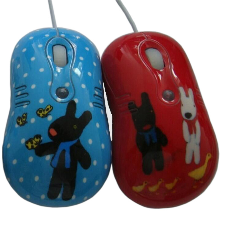礼品定做鼠标/水转印工艺/卡通图案/个性创意/可爱/女生鼠标-阿里巴巴