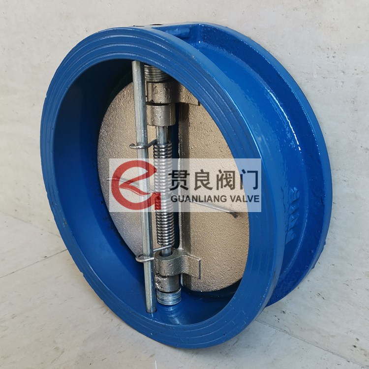 DH77X-10/16双瓣超薄铸铁对夹蝶型止回阀H76X单向逆止阀DN50-300-阿里巴巴