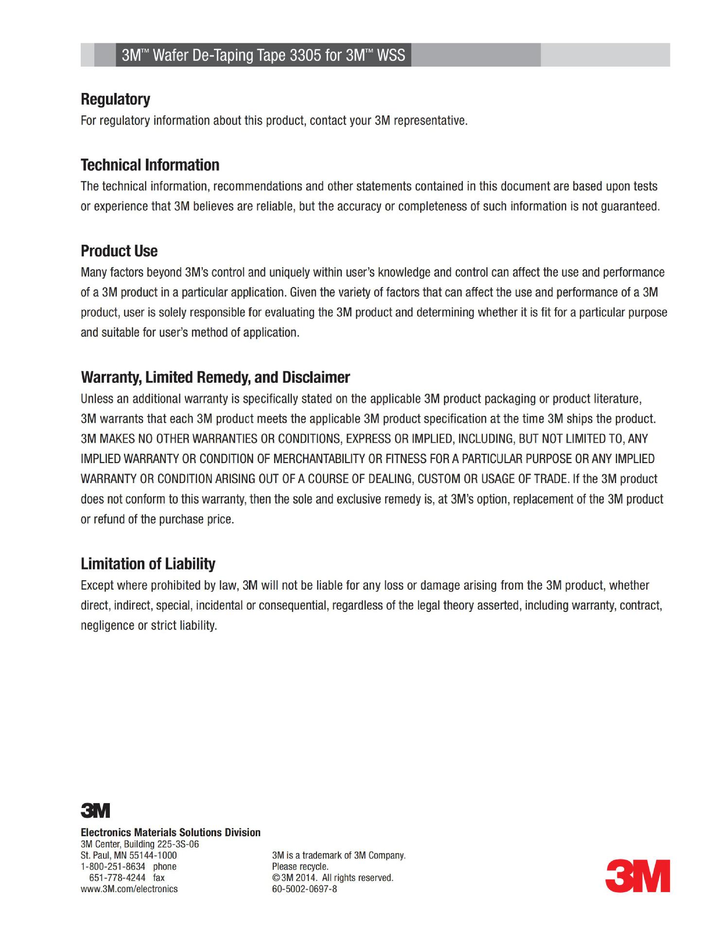 3M Wafer De-Taping Tape 3305半导体晶圆撕膜清洁不残胶剥离胶带-阿里巴巴