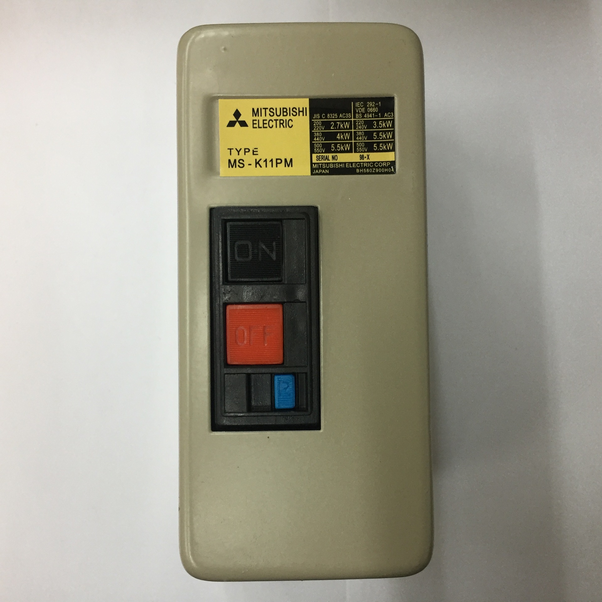 原装正品MS-K11PM 7-11A AC380V三菱磁力启动器-阿里巴巴